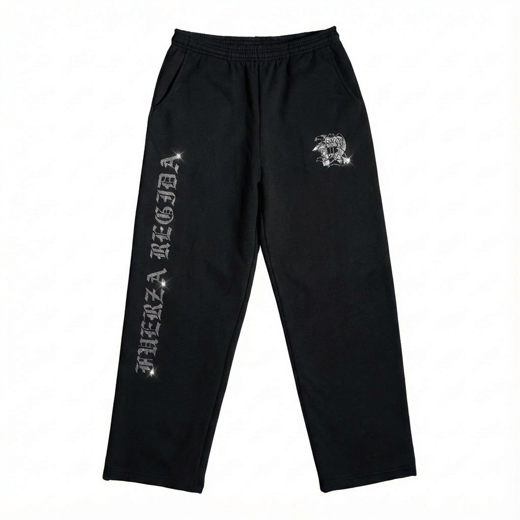 FR ESSENTIALS STONES - SWEATPANTS BLACK – FUERZA REGIDA